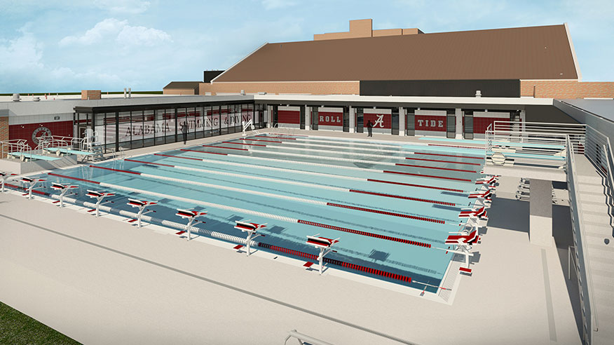 Aquatic Center Renovation – Building Bama | The University of Alabama